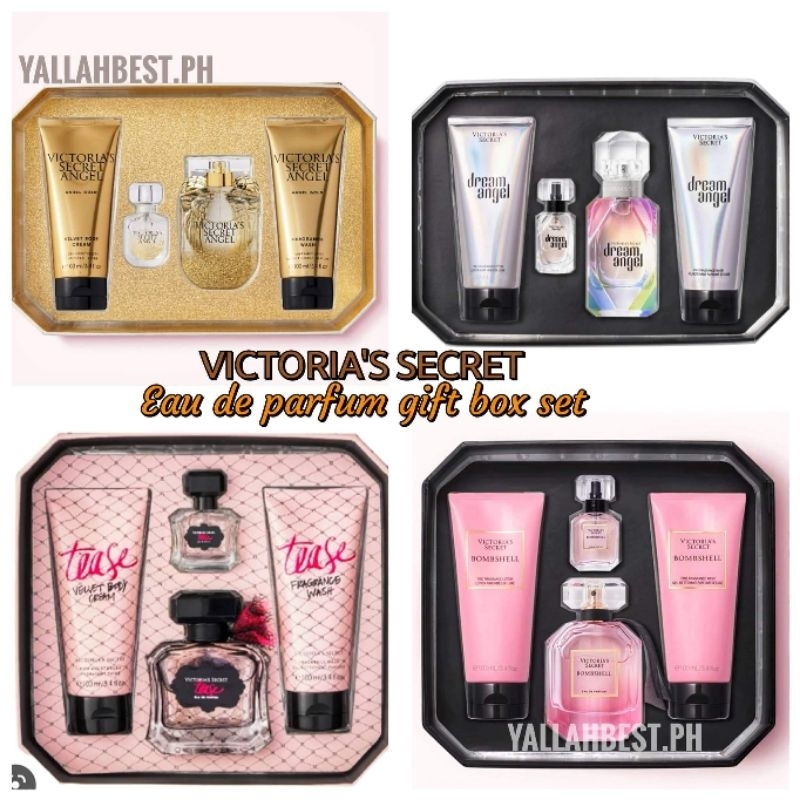 Victoria's secret Eau De Parfum Gift Box Set. | Shopee Philippines
