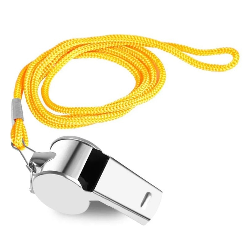 Whistle Basketball Referee Stainless Steel Outdoor Game Training Metal ...