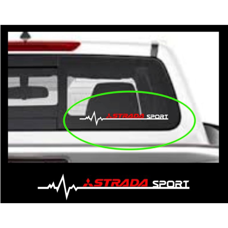 Mitsubishi STRADA SPORT Sticker for Rear | Shopee Philippines