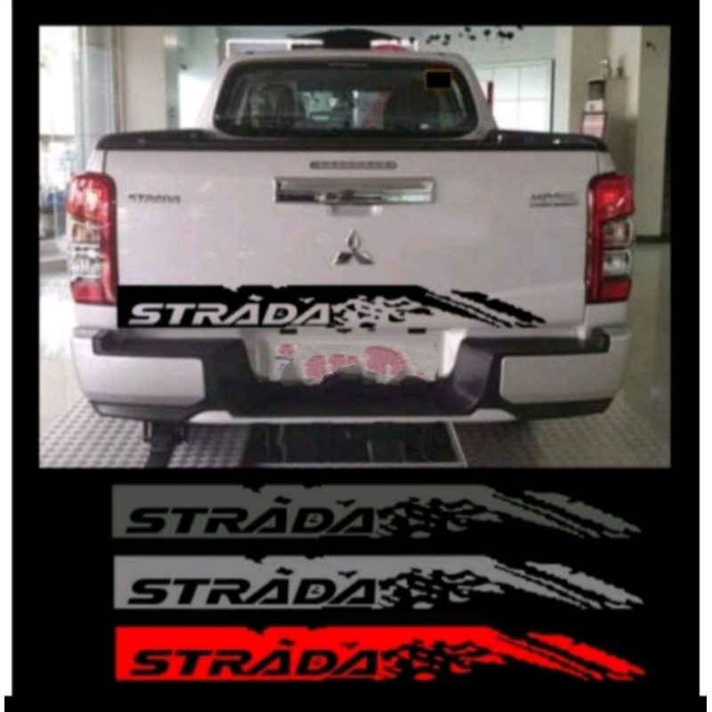 Tailgate Sticker for Mitsubishi Strada 1pc only | Shopee Philippines