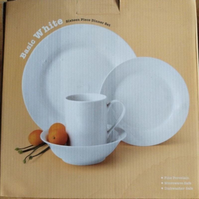 fine porcelain 16 PC dinner set | Shopee Philippines