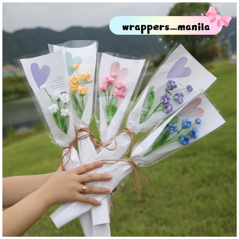 20pcs Single Stem Rose Wrappers Flower Wrapping Paper | Shopee Philippines