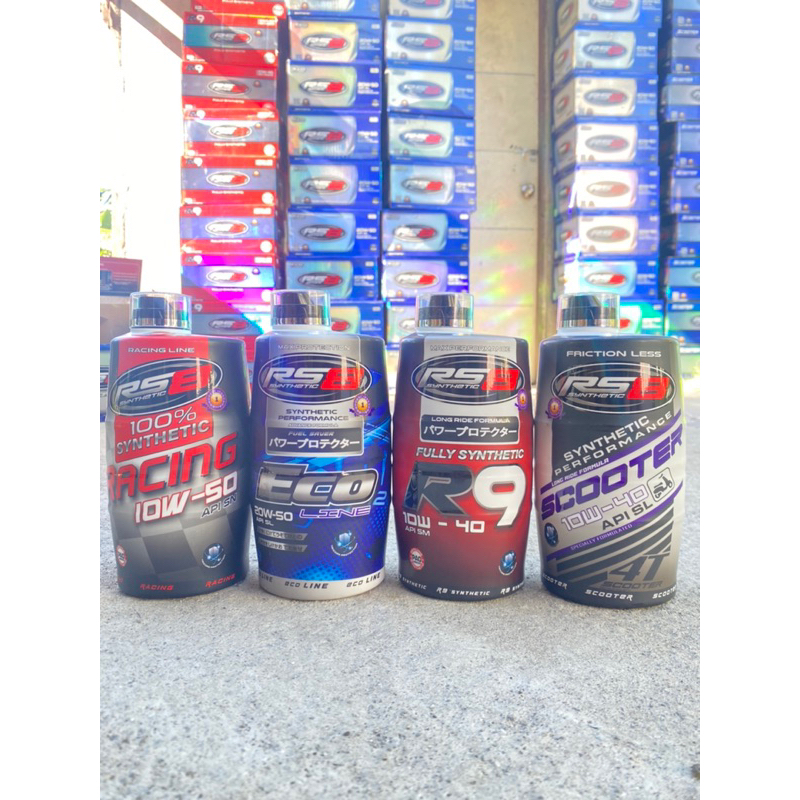 RS8 MOTOR OILS SCOOTER / R9 / ECOLINE / RACING (1 Liter & 800ml ...