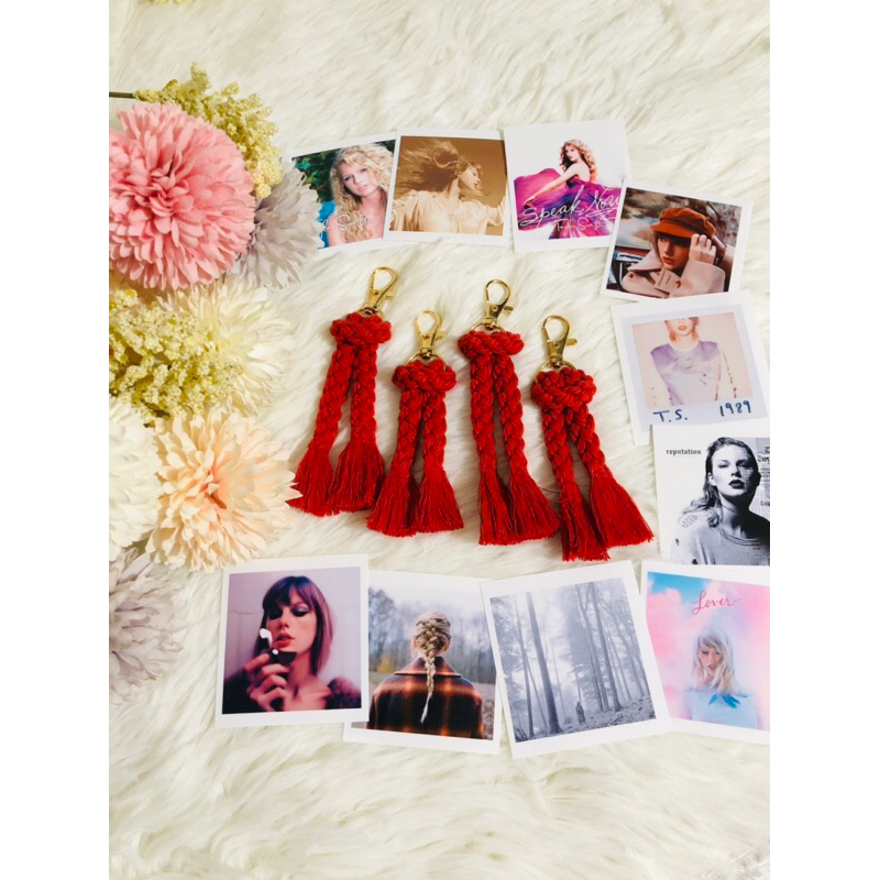 All Too Well RED Scarf Taylor Swift Inspired Handmade Keychain | Shopee ...
