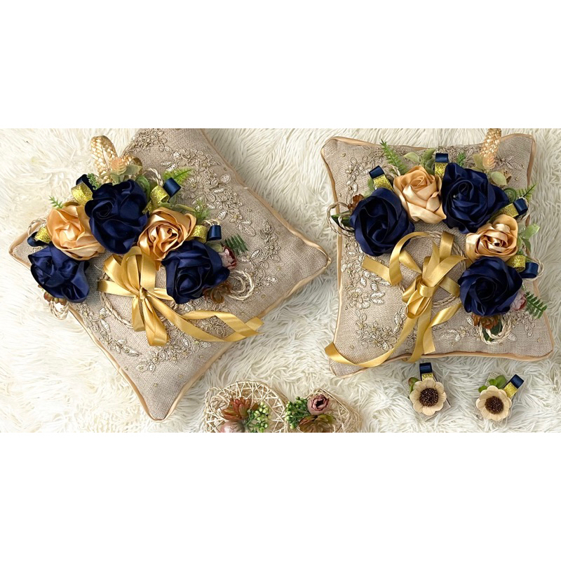 Wedding Pillows Accessories (Arrhae and Ring) | Shopee Philippines