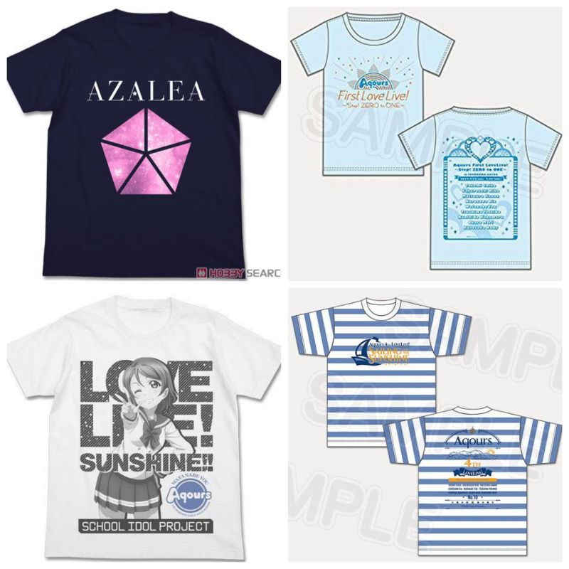 (Authentic) Love Live! Sunshine!! Aqours, Azalea & You Watanabe T-shirt ...