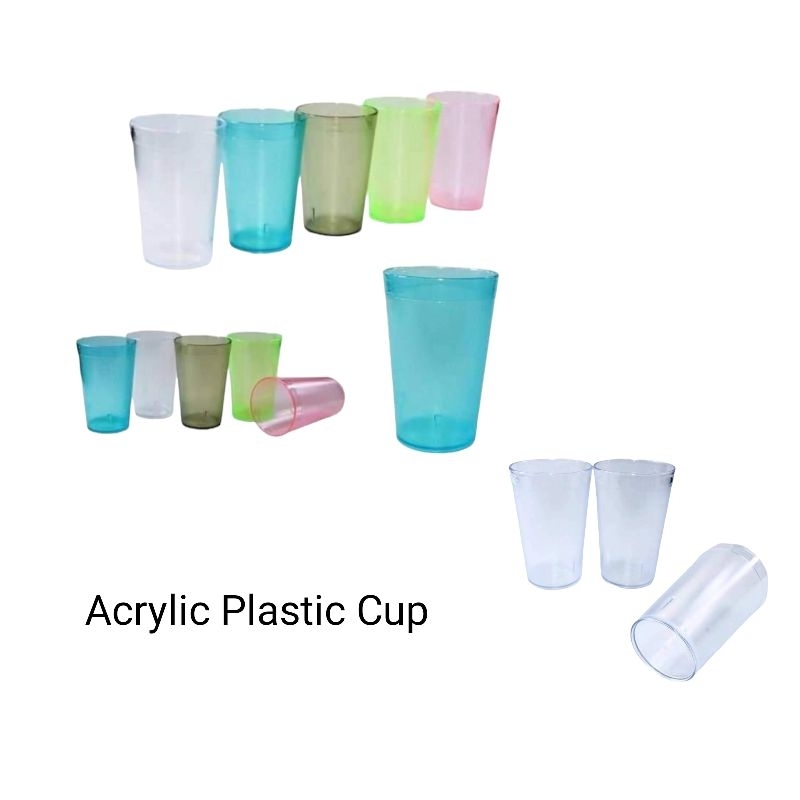 Acrylic Plastic Drinking Cup Jollibee Baso | Shopee Philippines