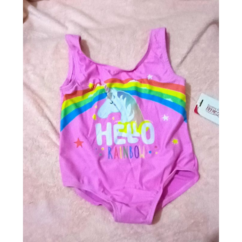 One Piece Swimsuit Girls Swimwear Shopee Philippines