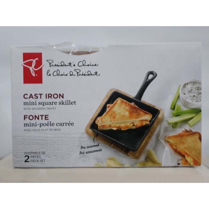 President s Choice Cast Iron Mini Square Skillet SALE 50 Off SRP900