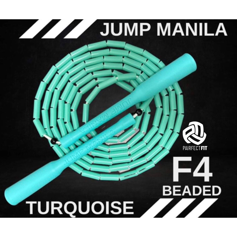 Jump Manila F4 Long handle Beaded Jump rope | Shopee Philippines