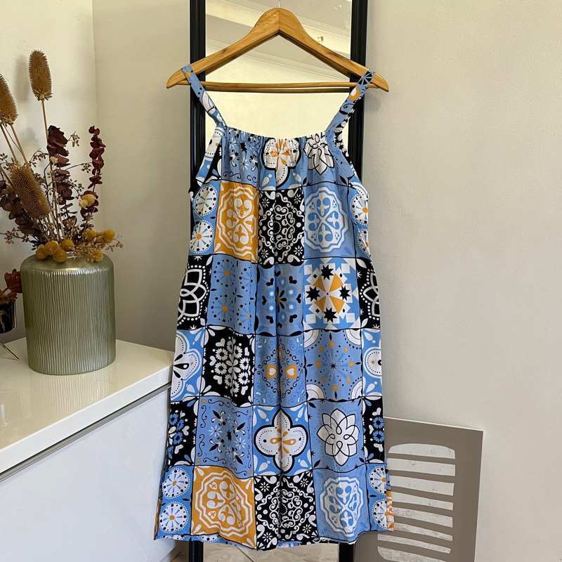 Duster for Women Dress Pambahay PRINTED/PLAIN Legit Challis Fabric (Plus Size) | Shopee Philippines