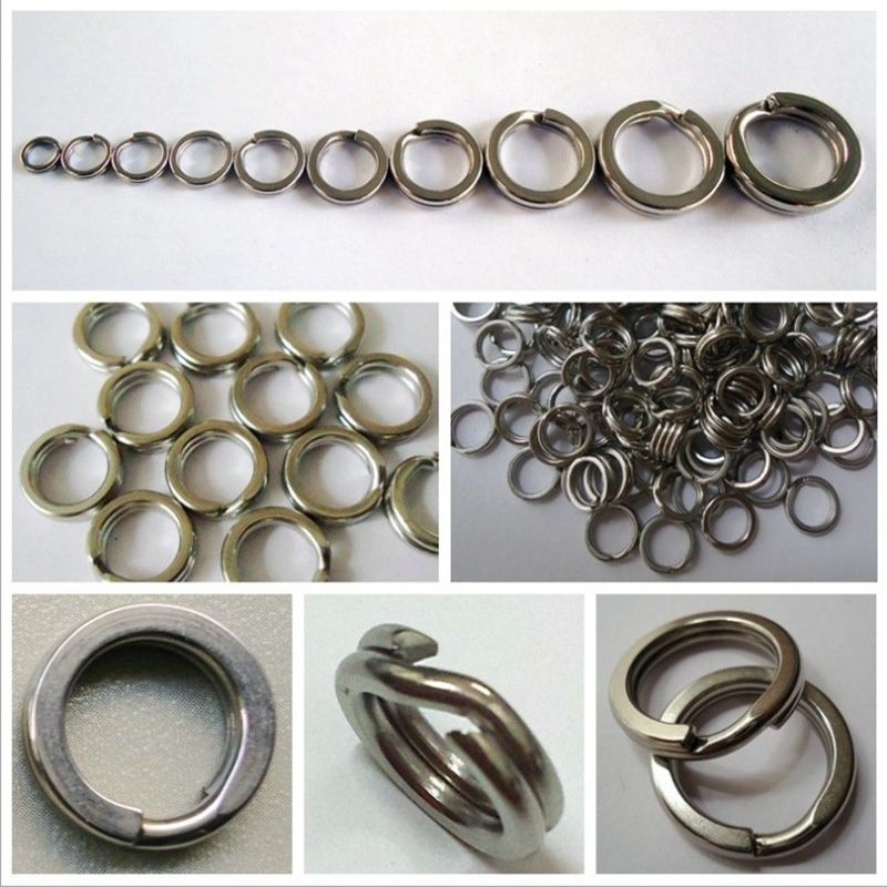 Fishing - High-Quality Stainless Steel Split Ring | Shopee Philippines