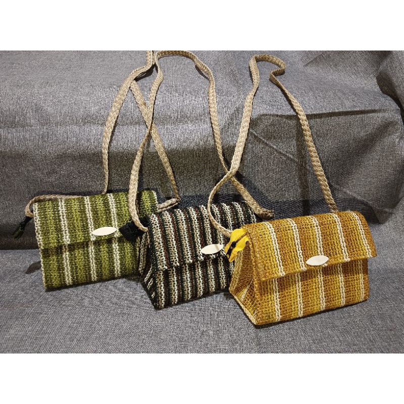 Native Abaca Sling Bag | Crossbody bag | Gwen Shoulder Bag | Shopee ...