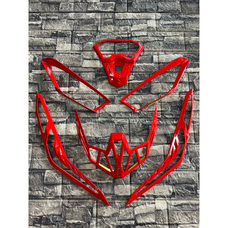 Honda Click V2 125i / 150i Original Red Garnish | Shopee Philippines