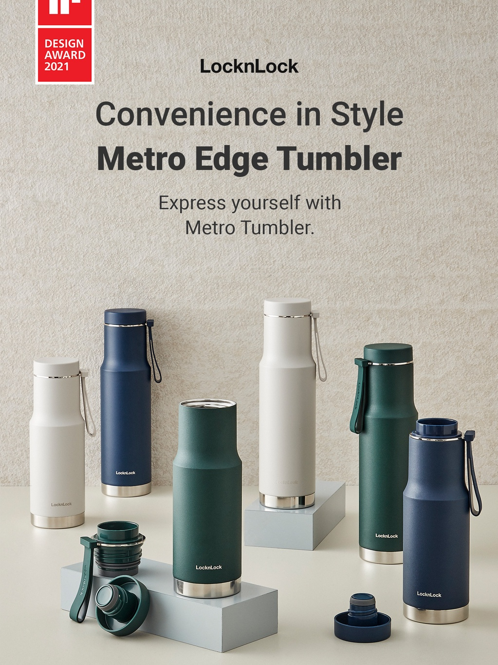 Lock n Lock Metro Edge Tumbler for Hot and Cold 470ml | Shopee Philippines