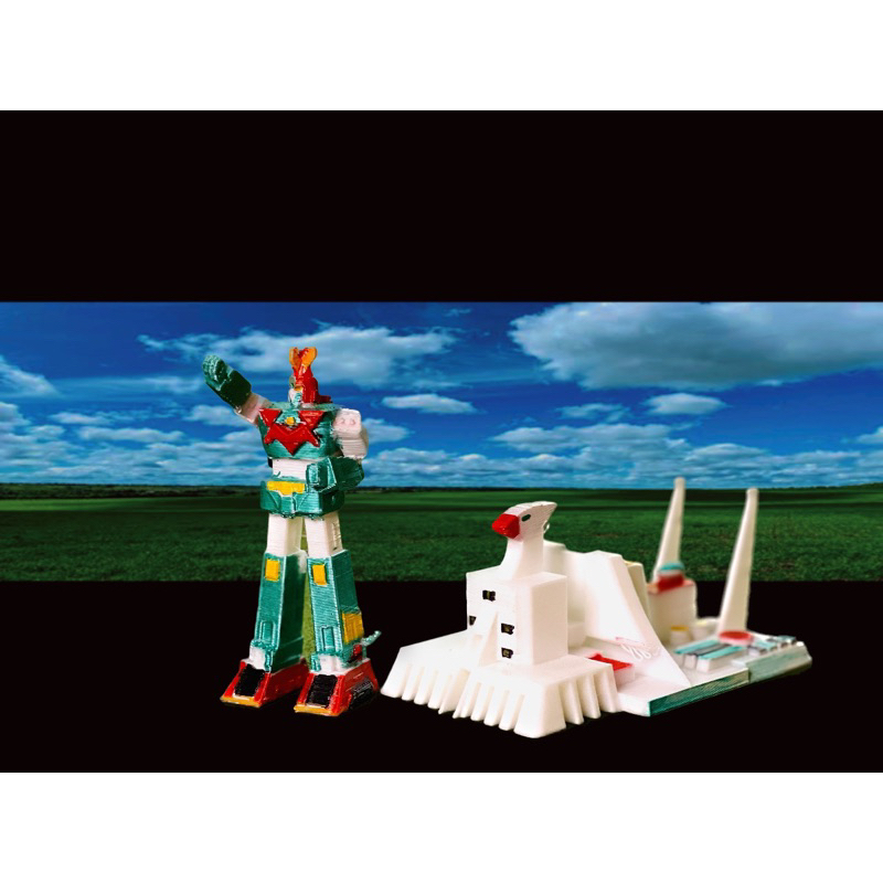 Voltes V and Camp Big Falcon Miniature | Collection | Hobby | Display ...