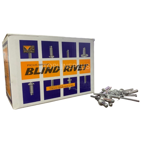 1 Box 5/32" x 1/4"-3/4" Aluminum Blind Rivets | Shopee Philippines