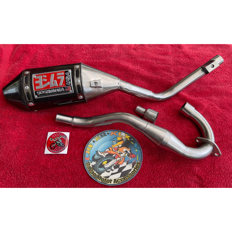 CRF150L Yoshimura Full System Muffler full Carbon fiber Big canister ...