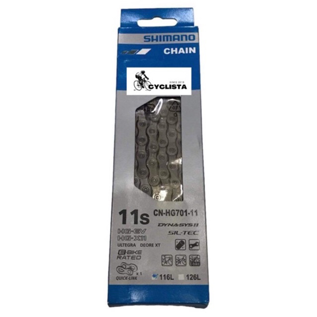 SHIMANO XT/ULTEGRA CN-HG701 11 Speed 116L/126L Chain | Shopee Philippines