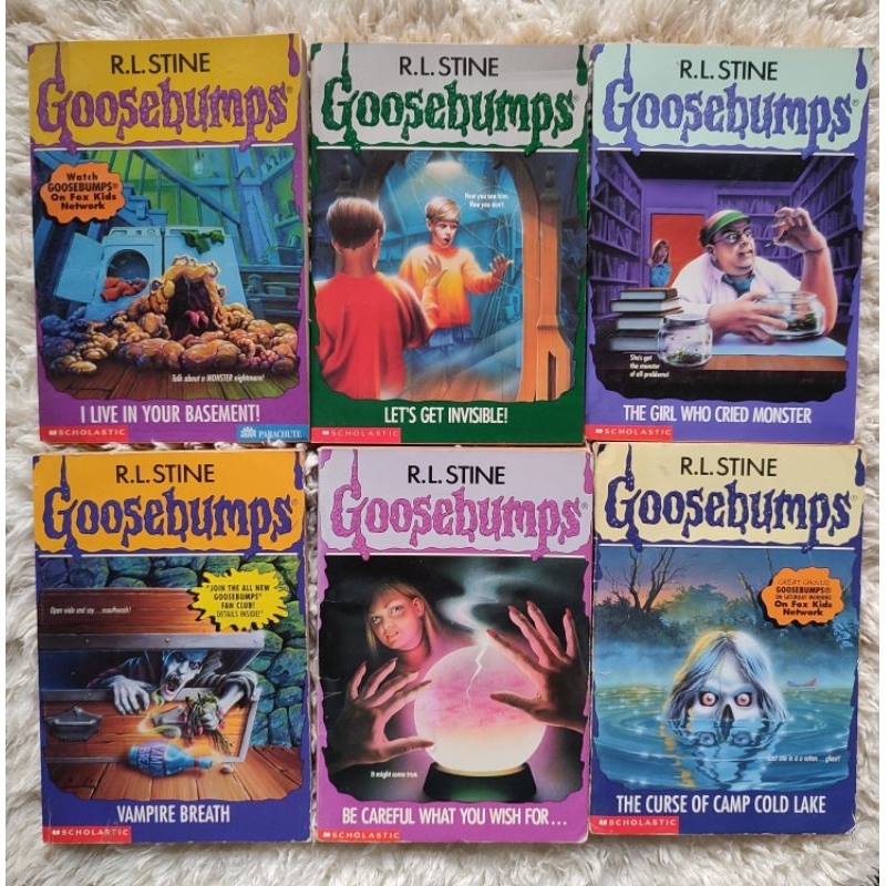 R. L. Stine - Goosebumps First Edition Covers [MMPB] | Shopee Philippines