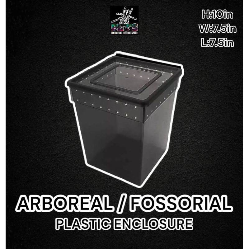 ARBOREAL/ FOSSORIAL PLASTIC ENCLOSURE FOR ADULT | Shopee Philippines