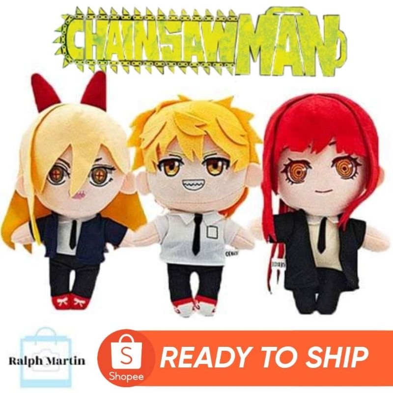 Chainsaw Man Plushie (DENJI POWER MAKIMA) | Shopee Philippines