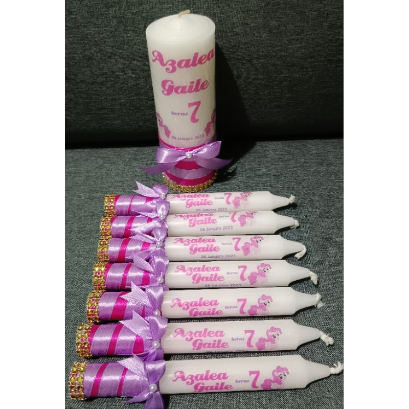7th birthday candle set(customized candles) | Shopee Philippines