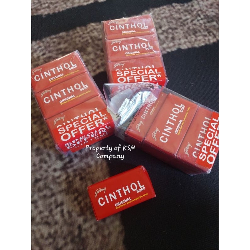 Original CINTHOL Deodorant & Complexion Soap 100g Made & Imported from ...