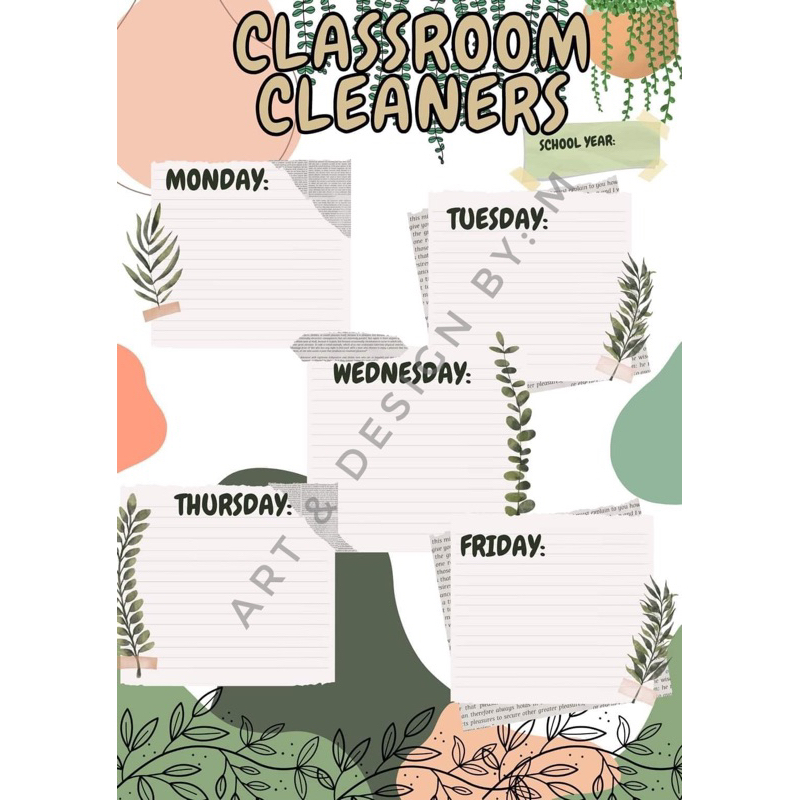 Classroom Cleaners Design