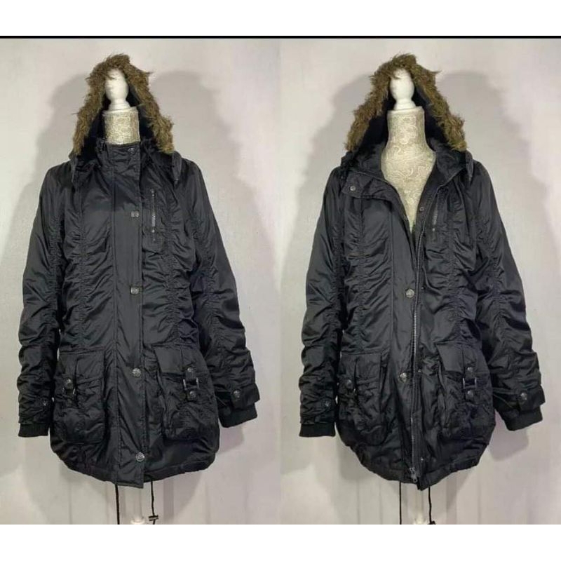 Preloved Winter Coat (Black) | Shopee Philippines