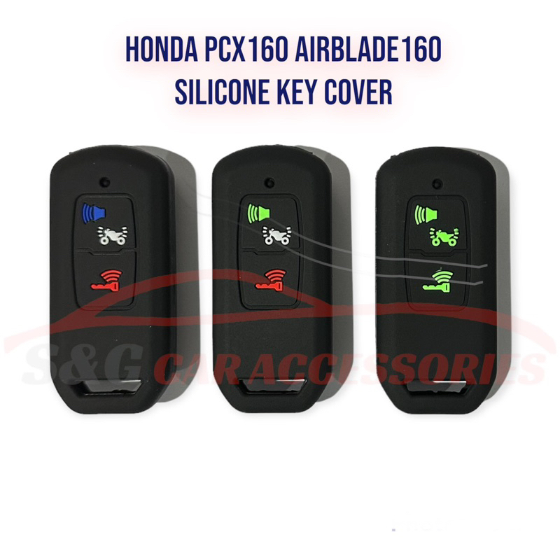 SG HONDA PCX 160 / HONDA AIRBLADE 160 Silicone Key Cover | Shopee ...