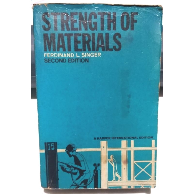 STRENGTH OF MATERIALS. Ferdinand L. Singer. 2nd Edition. | Shopee ...
