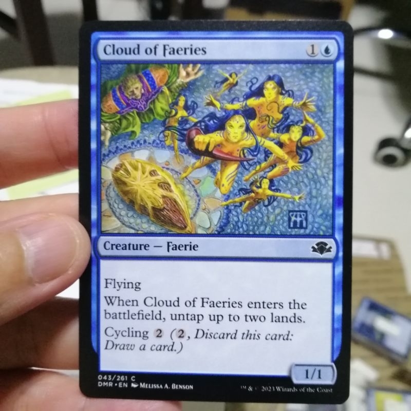 1 Cloud of Faeries DMR dominaria remastered MTG card magic commander ...