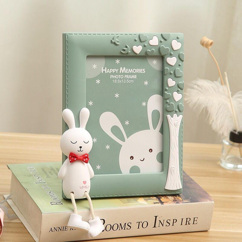 BEAUBOX HOME bunny picture frames desk or wall mounted decor / 5R photo ...