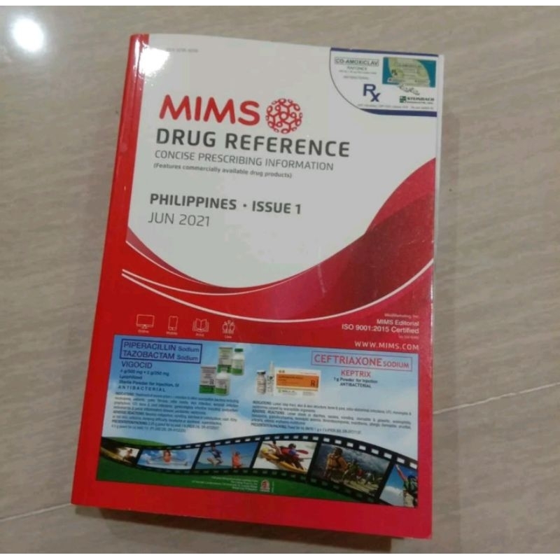 MIMS Drug Reference Handbook for Pharmacy/Pharmacy Students | Shopee ...