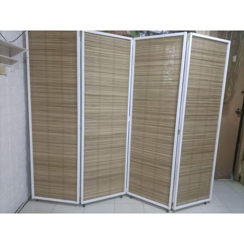 DIVIDER MOVEABLE with WHEELS/ROOM SHADES/PARTITION BIG/4PANELS 6FT H ...
