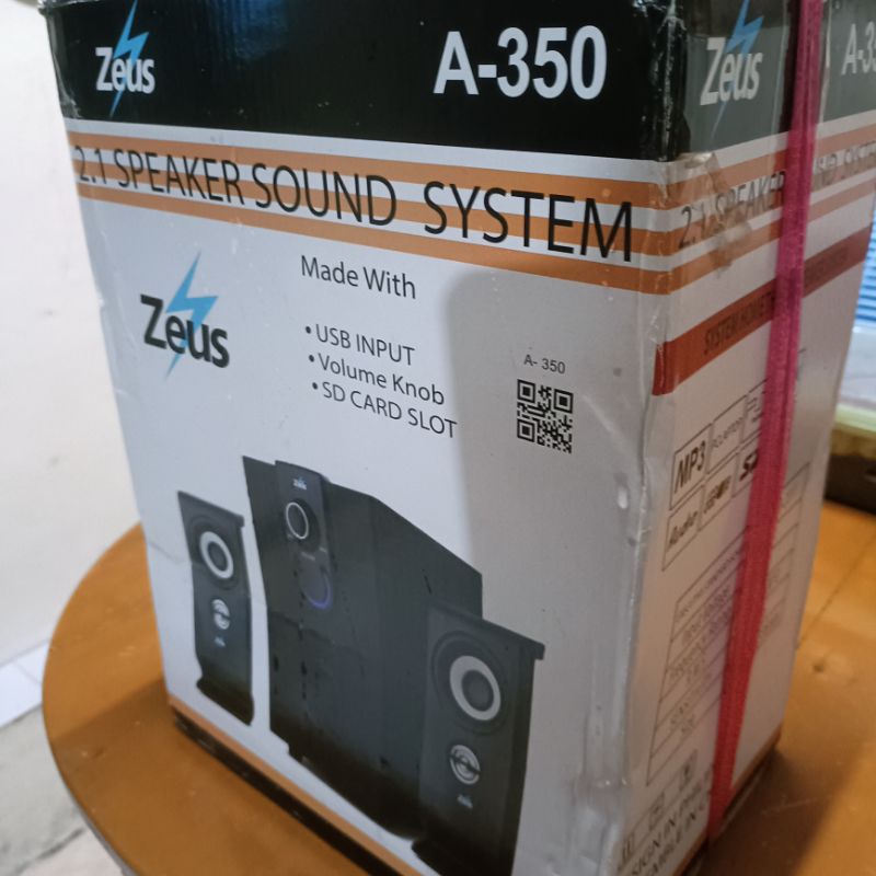 Zeus 2.1 Speaker Sound System [Boxed Brand New] | Shopee Philippines