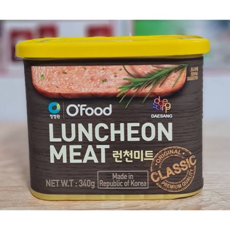 Lotte, Hansung, Dongwon, Ofood Korean Luncheon Meat 340g x 24 (Authentic) | Shopee Philippines