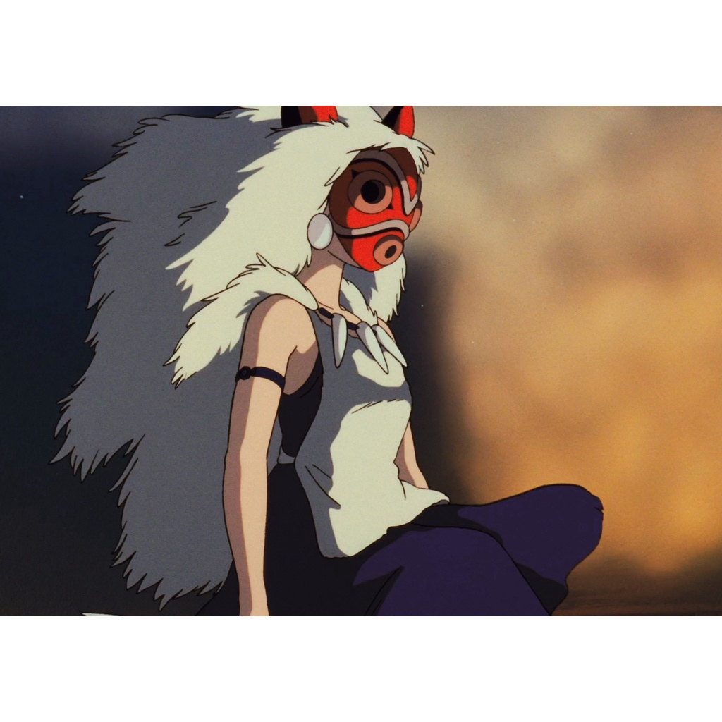 Princess Mononoke Characters Movie Poster A4 Size | Shopee Philippines