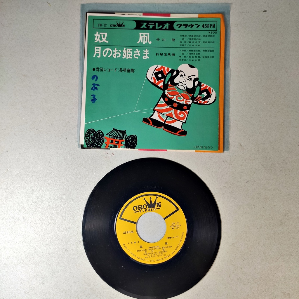 VINTAGE JAPANESE ARTIST PLAKA VINYL RECORD 7 INCH BATCH (1) 02/23 ...