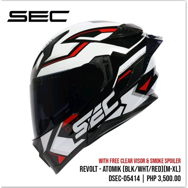 SEC REVOLT ATOMIK (FREE CLEAR LENS) | Shopee Philippines