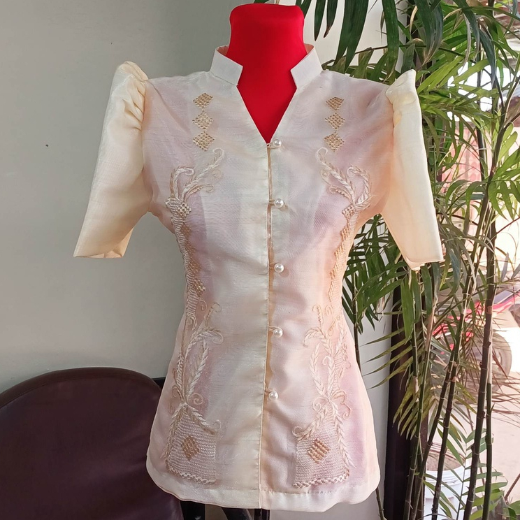 Filipiniana dress Maria Clara Pina Organza | Shopee Philippines