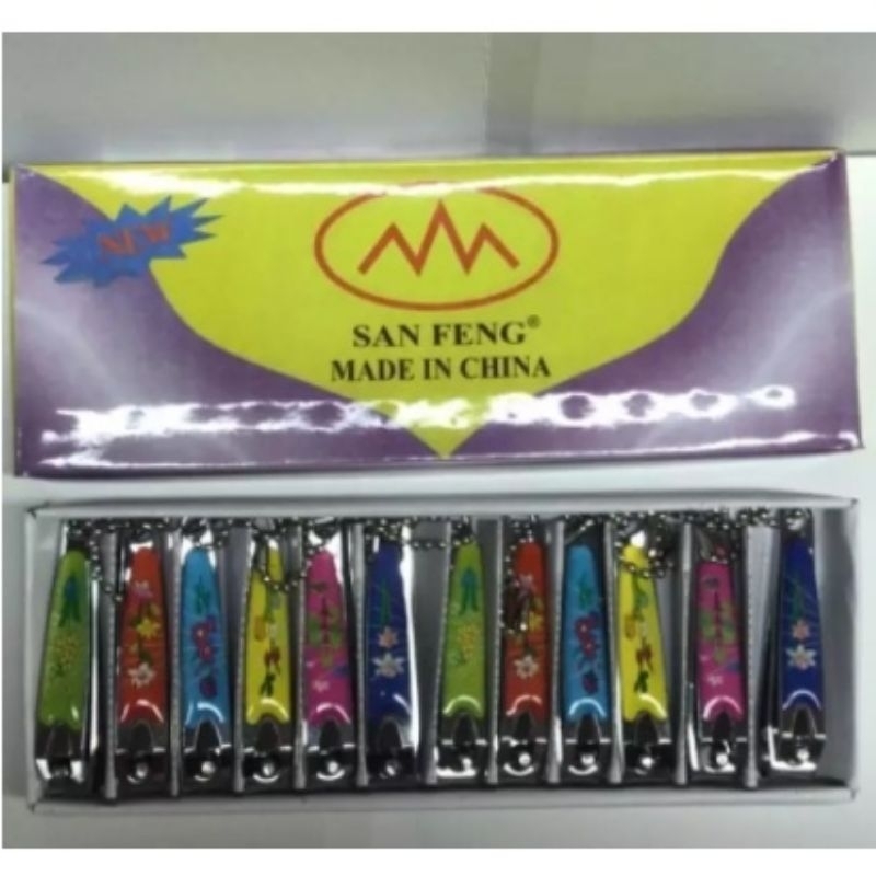 NAIL CLIPPER 12PCS/BOX MULTIPURPOSE NAIL CUTTER CLIP MANICURE/PEDICURE ...