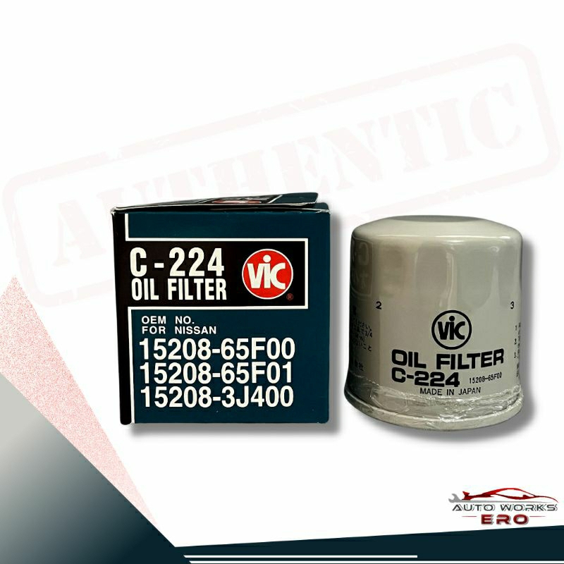 VIC Oil Filter C-224 for Almera, Juke, X-Trail, Exalta. | Shopee Philippines