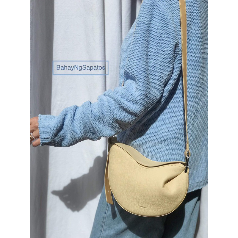 Polene Tonca Crossbody Bag Genuine Leather and very unique design ...