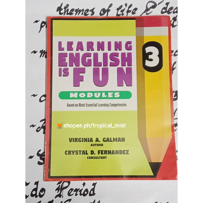 Learning English is Fun Modules by Virginia Galman | Shopee Philippines