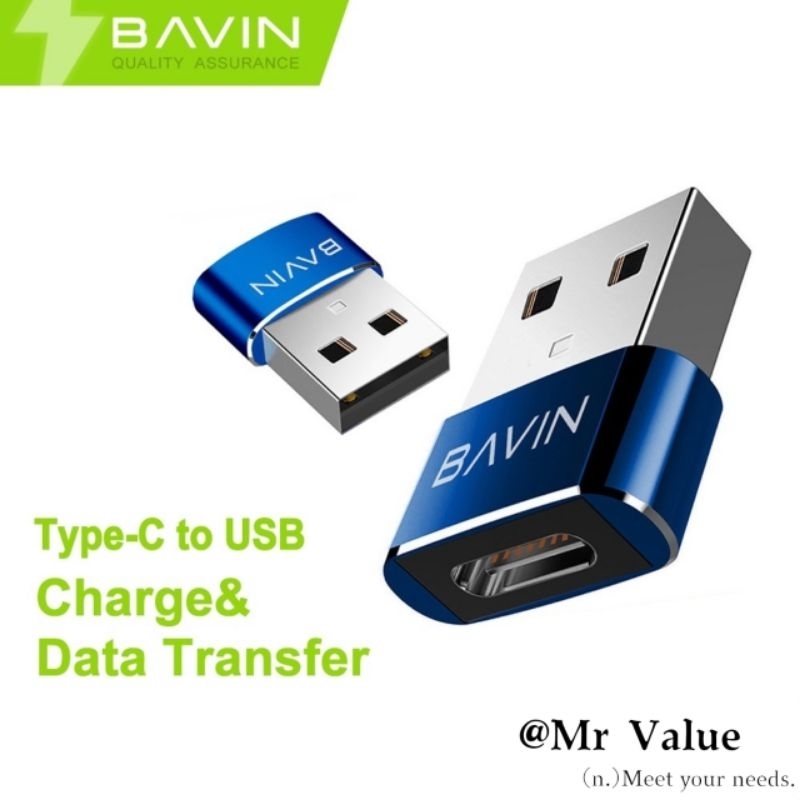 Original Bavin Mini Portable OTG Type-C Adapter Charging Data Sync ...
