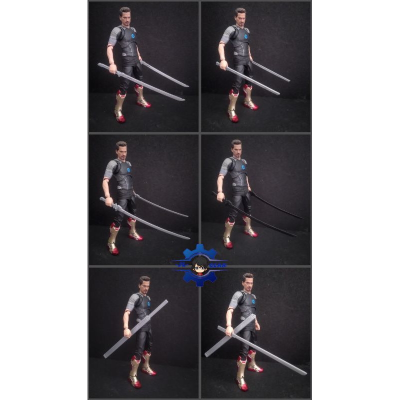 1:12 SHF Figma Scale | Samurai, Katana Sword Weapons SHF, Figma, 6 ...