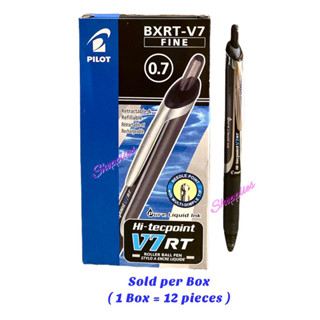 Pilot Hi-tecpoint V7 RT / V7rt / 0.7 Retractable Black Ink Sign Pen ...