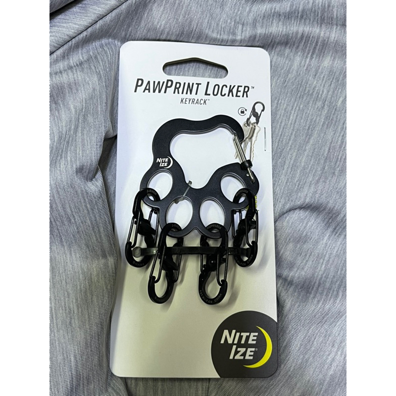 NITE lZE KEYRACK S-BINER PAWPRINT LOCKER KEYRACK/ KEY RING LOCKER/ KEY ...
